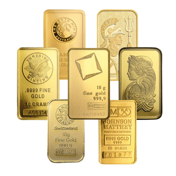 10g Gold Bars - Precious Investments | Bellevue Rare Coins