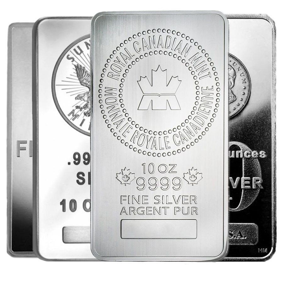 10 oz Silver Bar | Bellevue Rare Coins